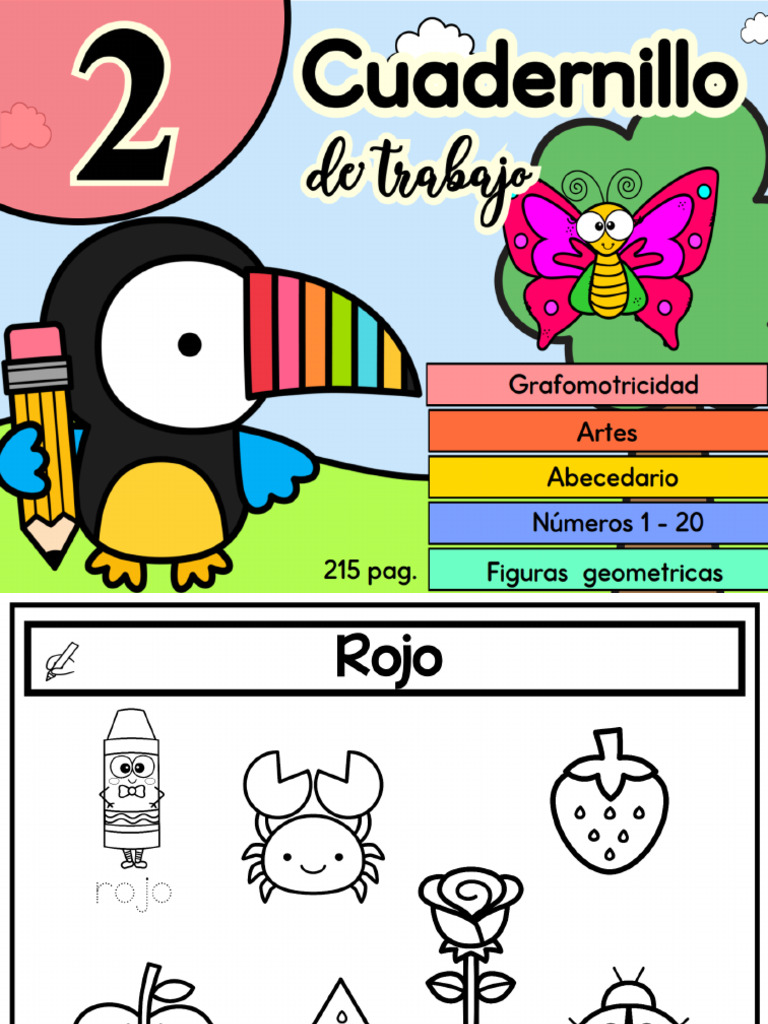 Numeros, Vocales y Colores | PDF