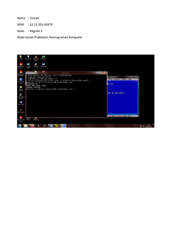 Tugas 2 Pemrograman Komputer | PDF