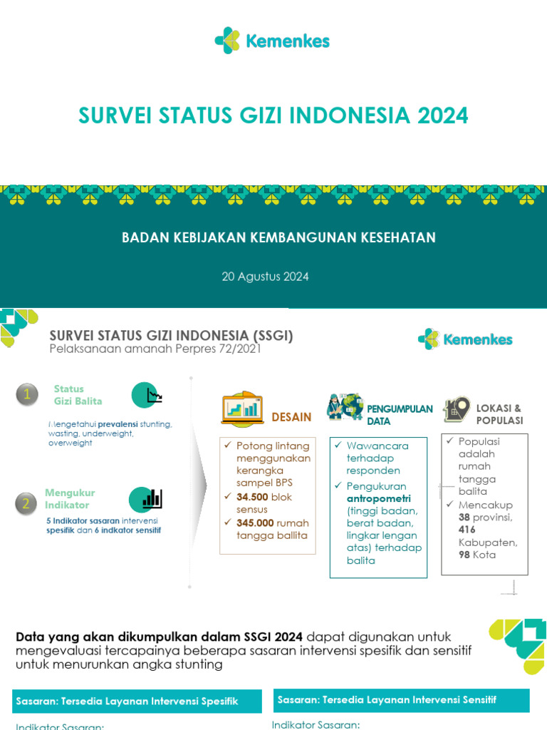 1 PUSPA Final - BahanBKPK - Kick Off SSGI - 20 Agt | PDF | Indonesia | Wellness