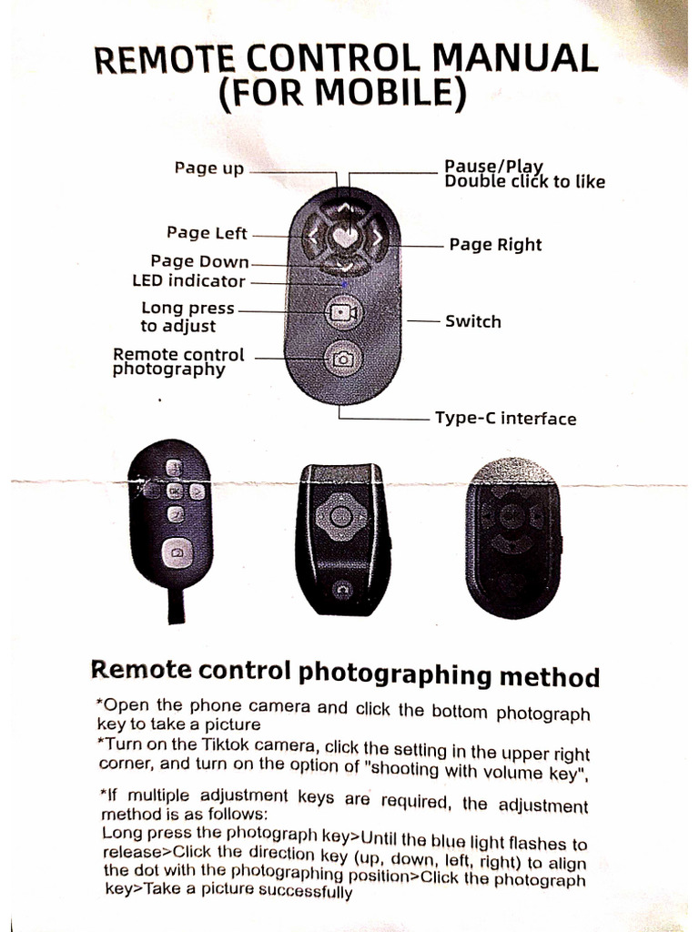 Instagram Remote | PDF