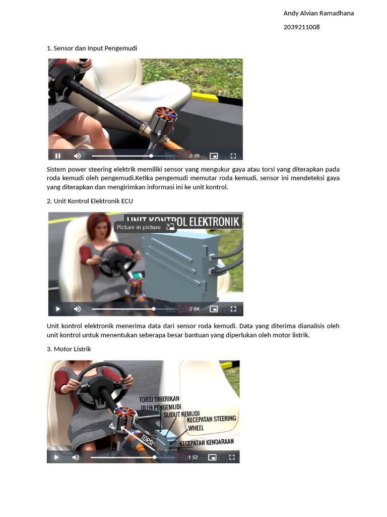 Ke A - 008 - Andy Alvian - Tugas Power Stearing | PDF