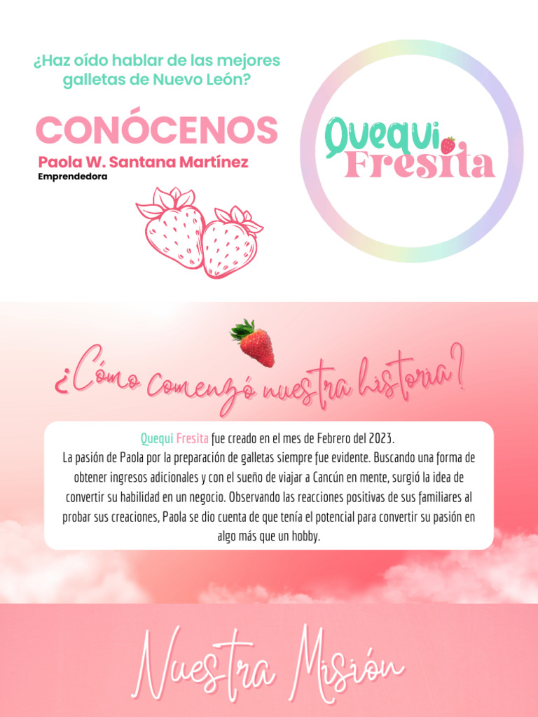 Conócenos Quequi Fresita | PDF | Creatividad | Business
