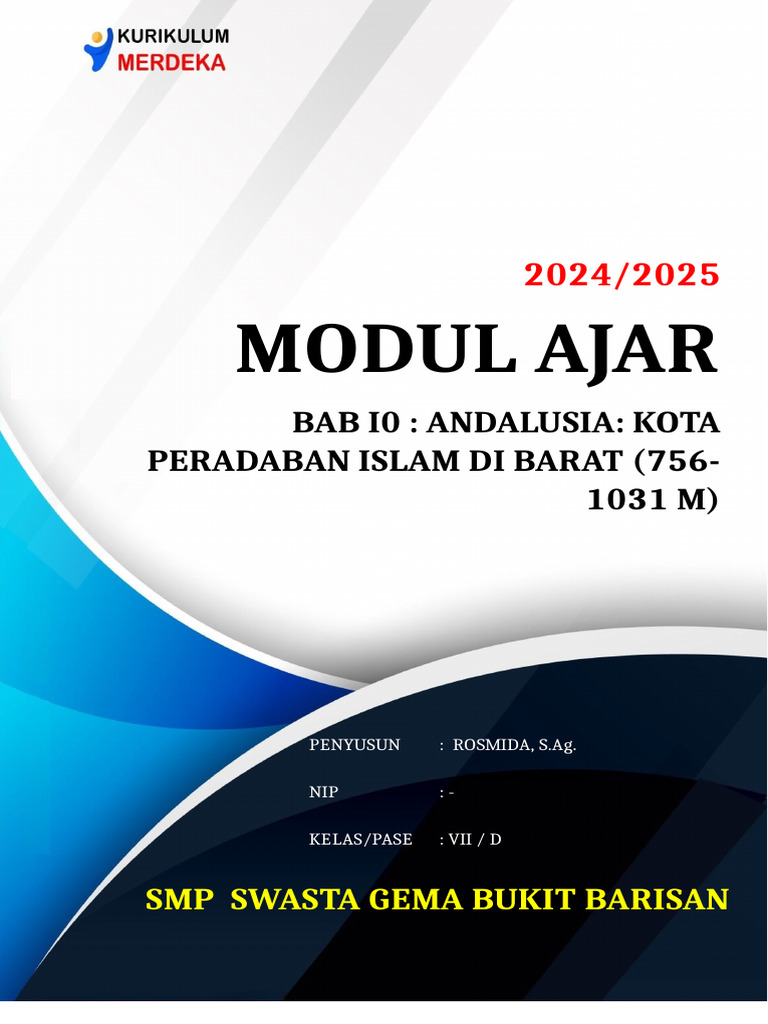 Ma (Andalusia Kota Peradaban Islam Di Barat (756-1031 M) ) | PDF