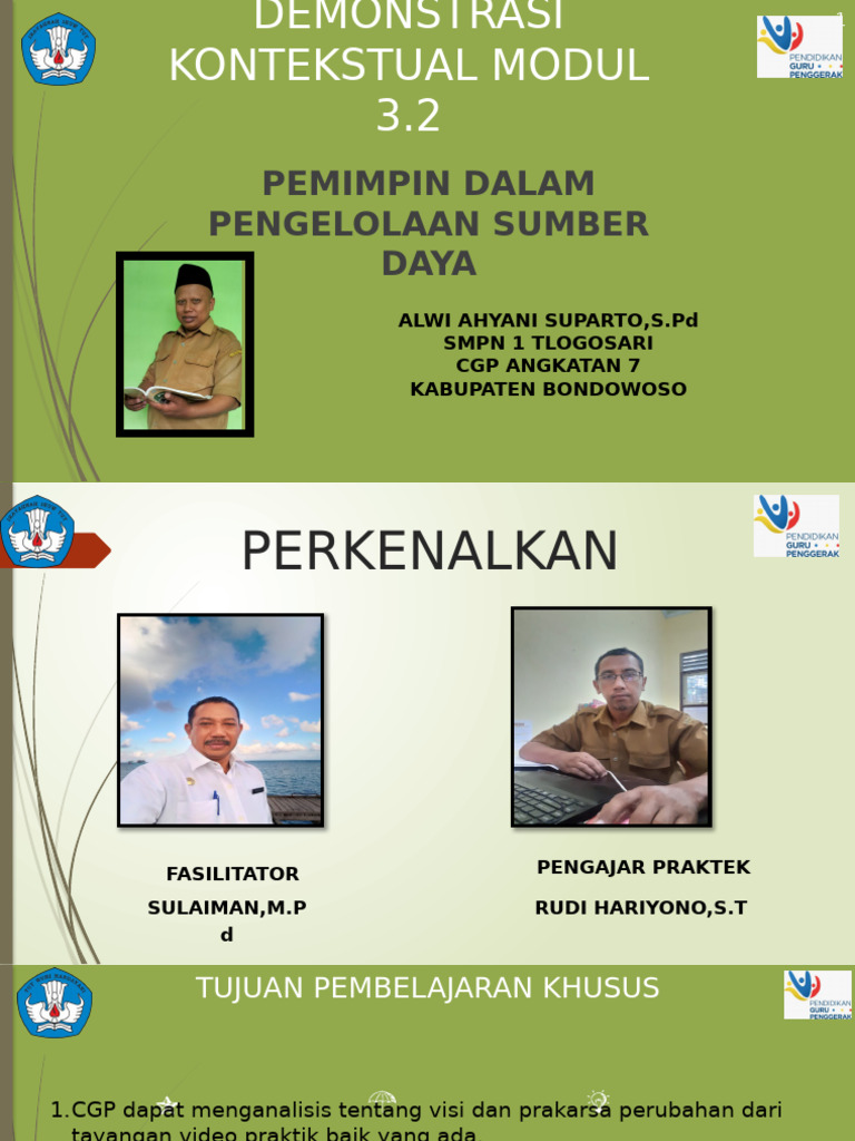 Demonstrasi Kontekstual Modul 3.2 | PDF