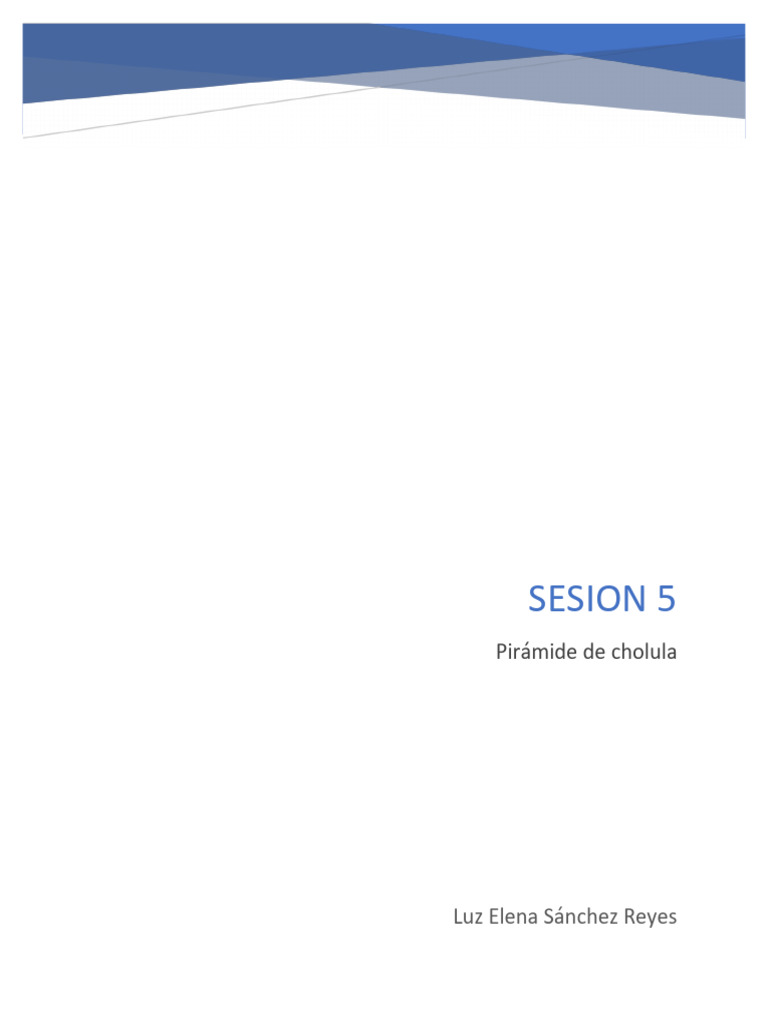 Sesion 5 Luz PDF | PDF