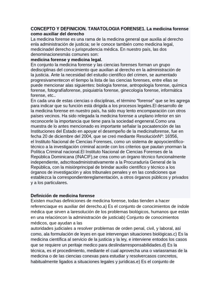 Concepto y Definicion | PDF