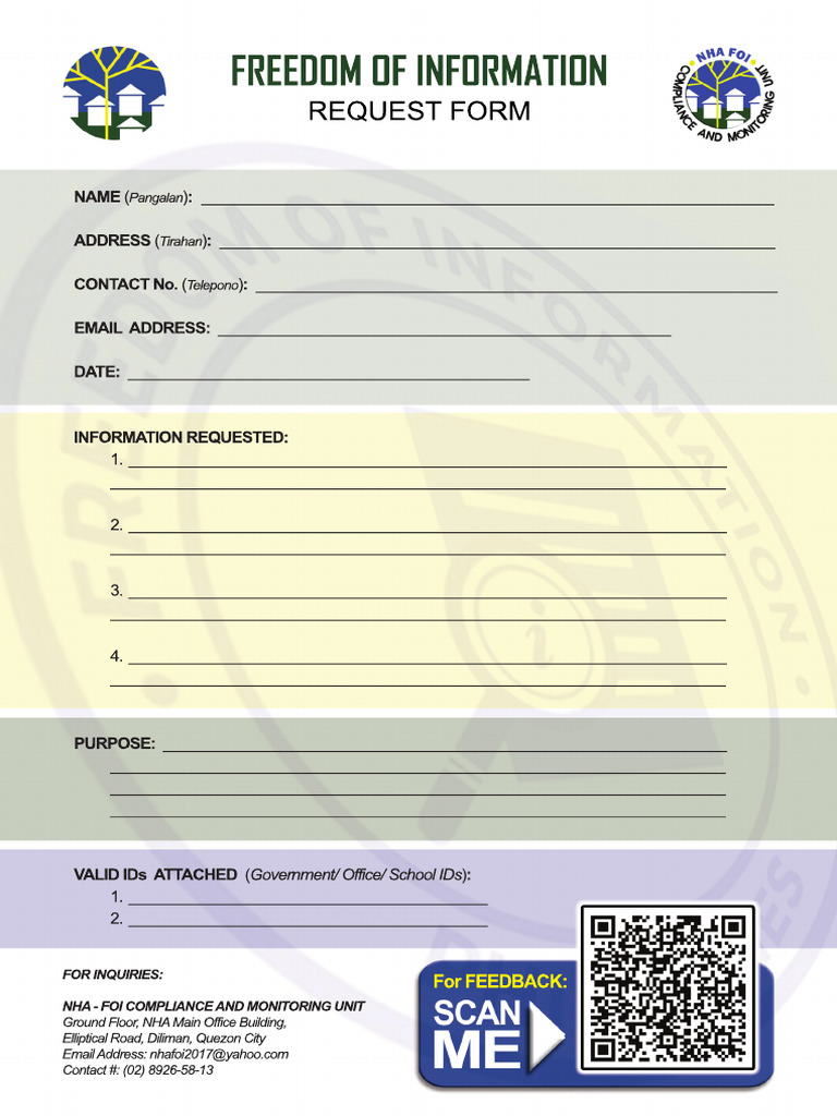FOI Request Form | PDF