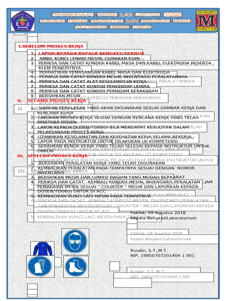 Sop Mesin Las DC | PDF