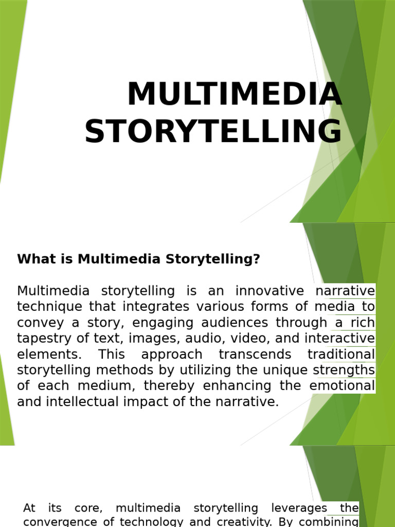 Multimedia Storytelling | PDF