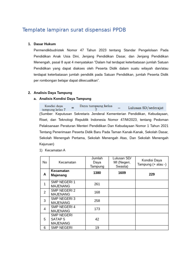Edit Template Lampiran PPDB-V1-1 | PDF | Indonesia | Asia
