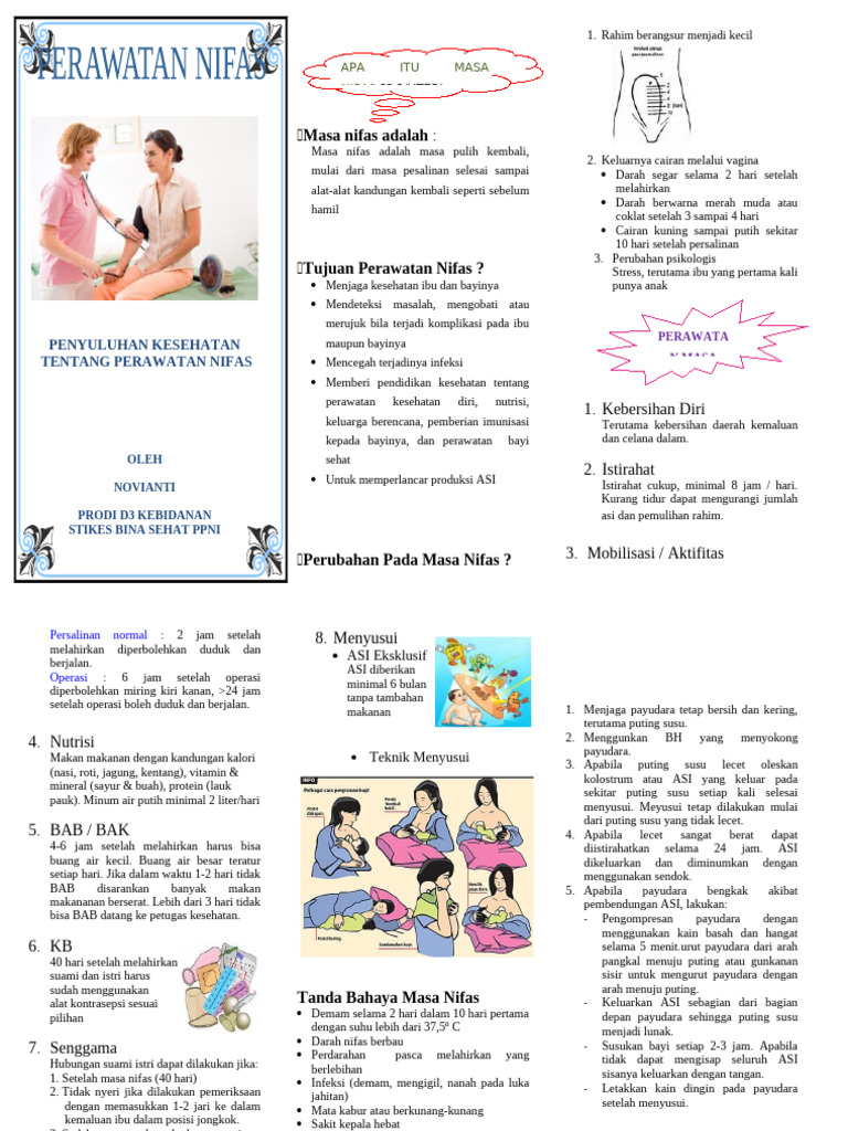 Leaflet Nifas | PDF