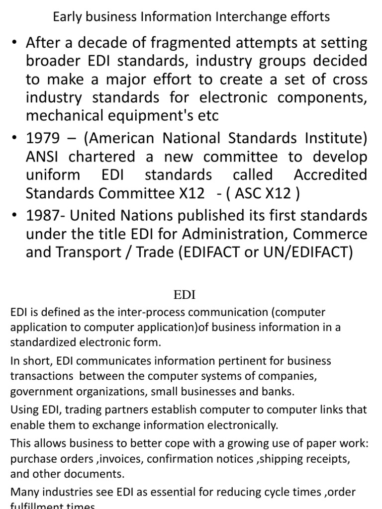 Inter Organizational Commerce and EDI | PDF | Electronic Data Interchange | Invoice