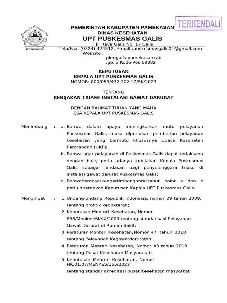 SK Triase Word | PDF