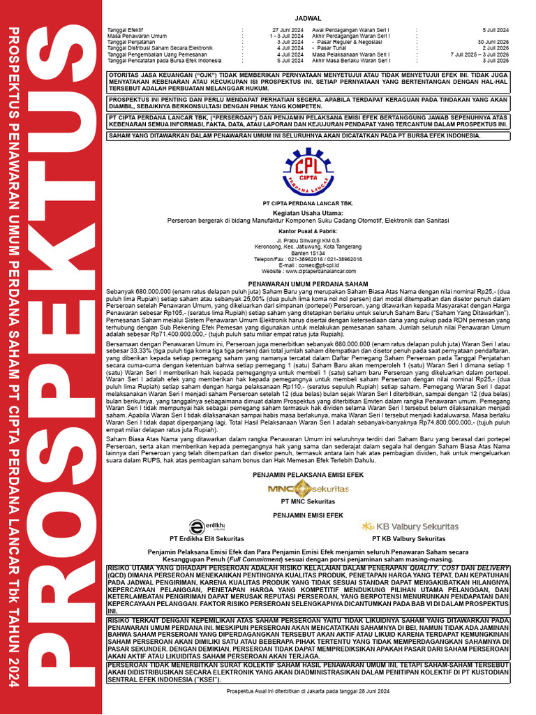 f Part Prospektus | PDF