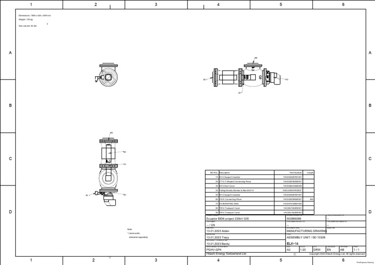 Project Name Hitachi Project Id Hitachi Document Id: Pro/Engineer ...