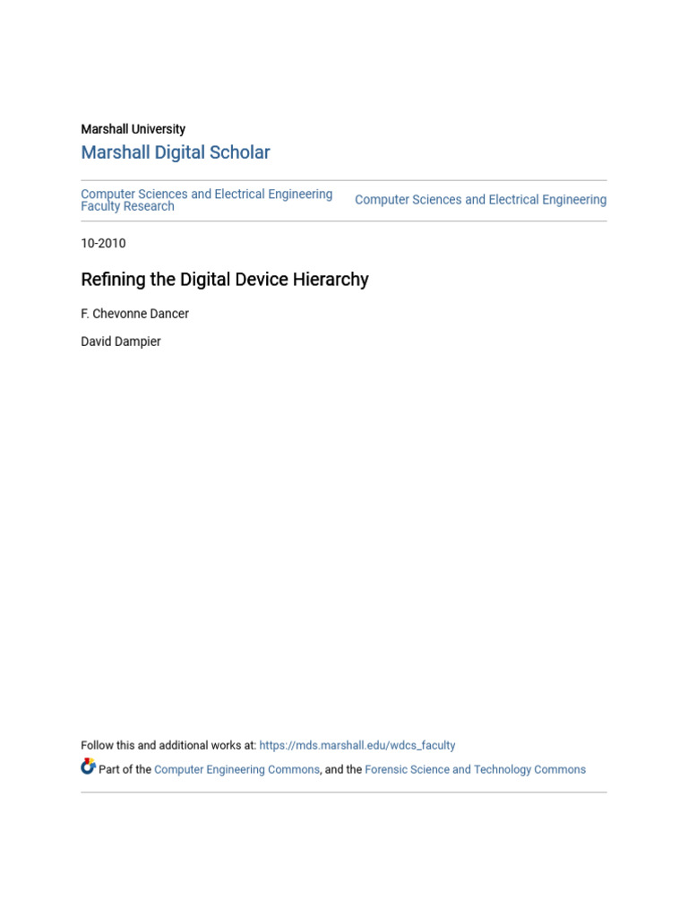 Refining The Digital Device Hierarchy | PDF | Digital Forensics ...