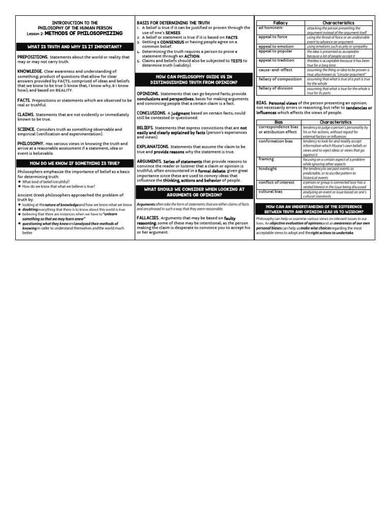 IPHP - Lesson 2 Handout | PDF