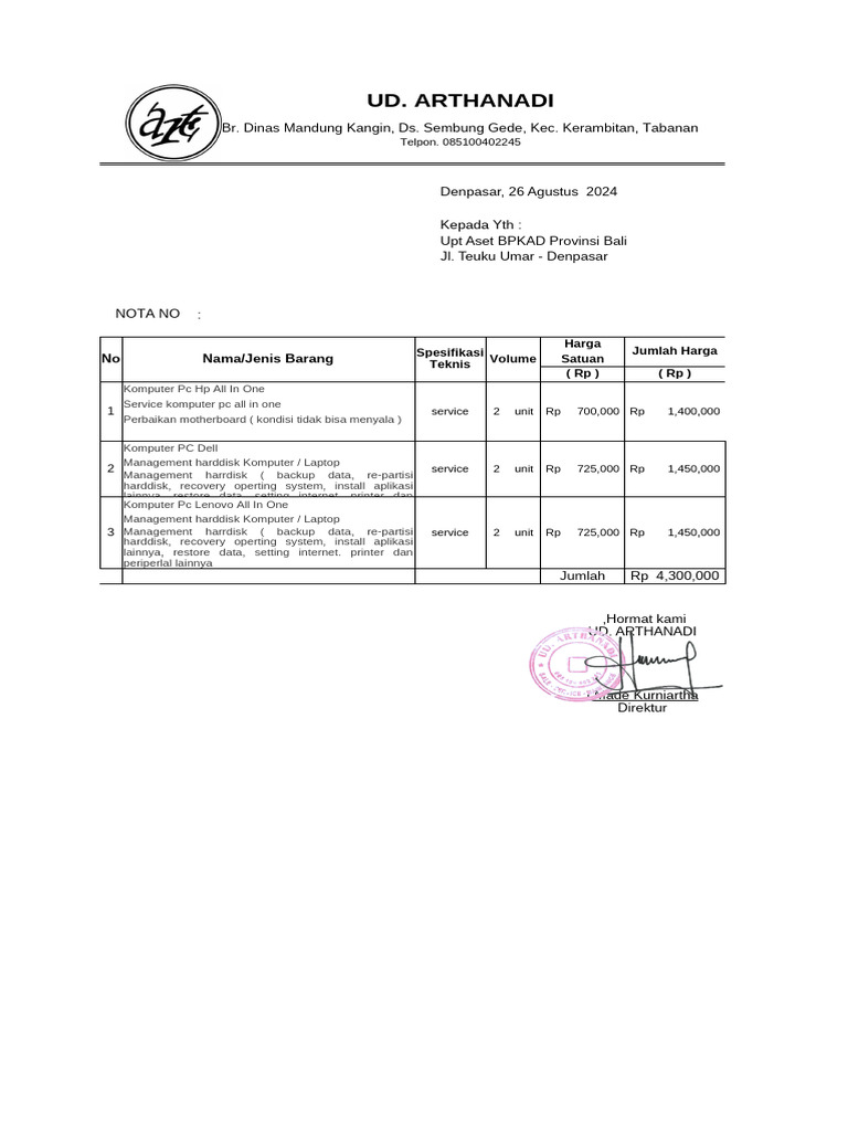 Nota Komputer Rev | PDF