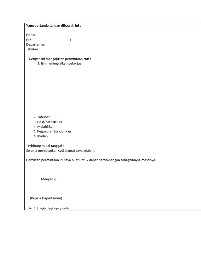 Yang Bertanda Tangan Dibawah Ini | PDF