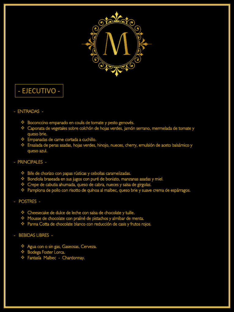 MT Ejecutivo Esp en Por Web | PDF | Alimentos | Cocina