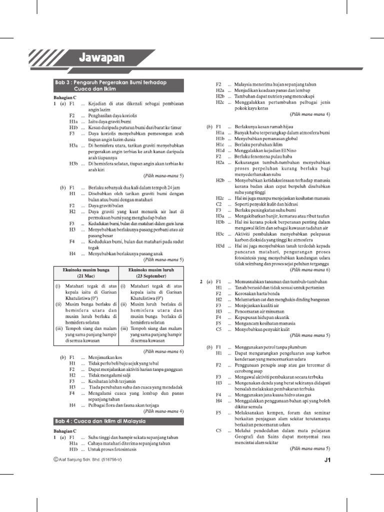 J1-J8 Jawapan | PDF