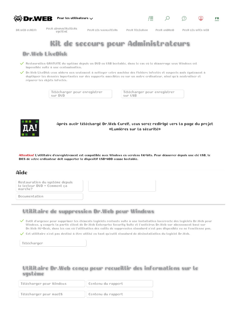Utilitaires Gratuits Restauration Du Système - Suppression DR - Web ...