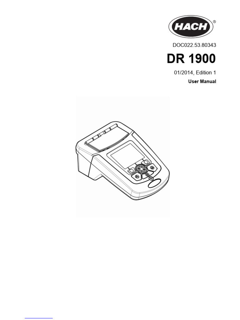 DR 1900 | PDF