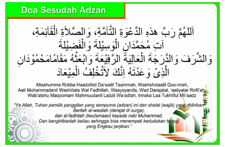 Doa Adzan Fix | PDF