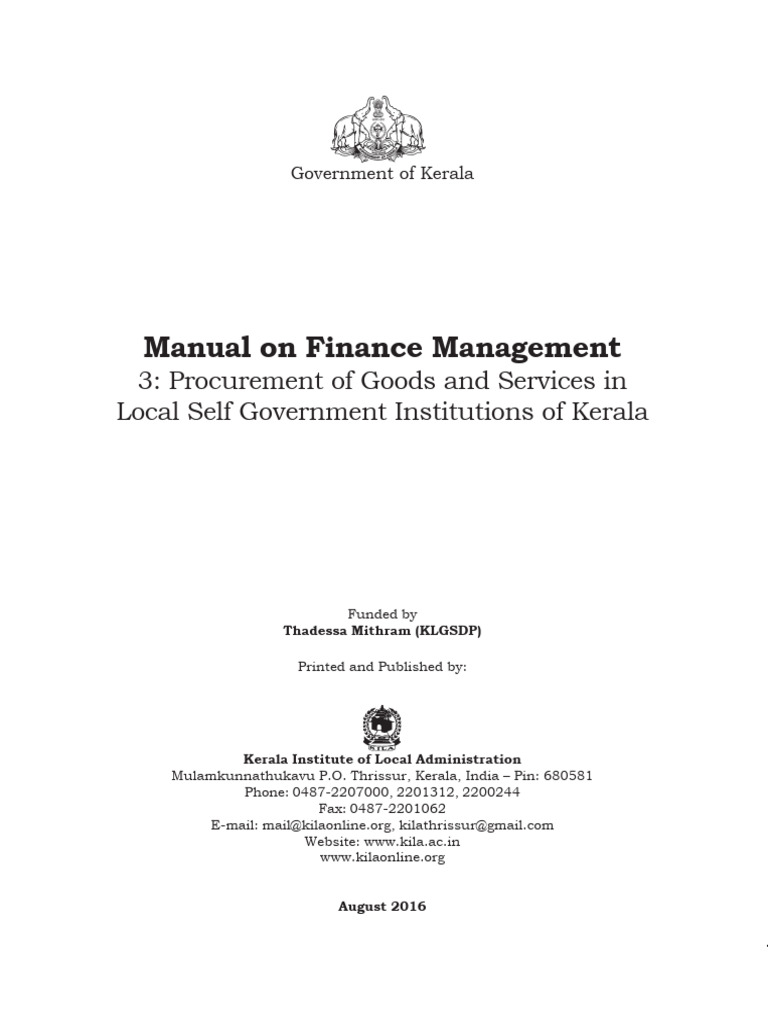 procurement-manual-1 | PDF