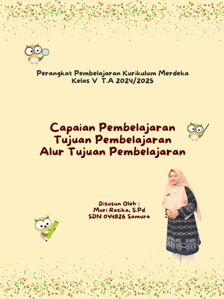 Cover Perangkat Ajar Kurikulum Merdeka | PDF