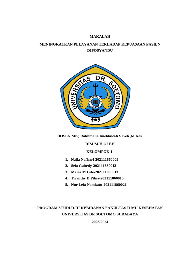 Makalah - Pdca Kelompok 1 | PDF