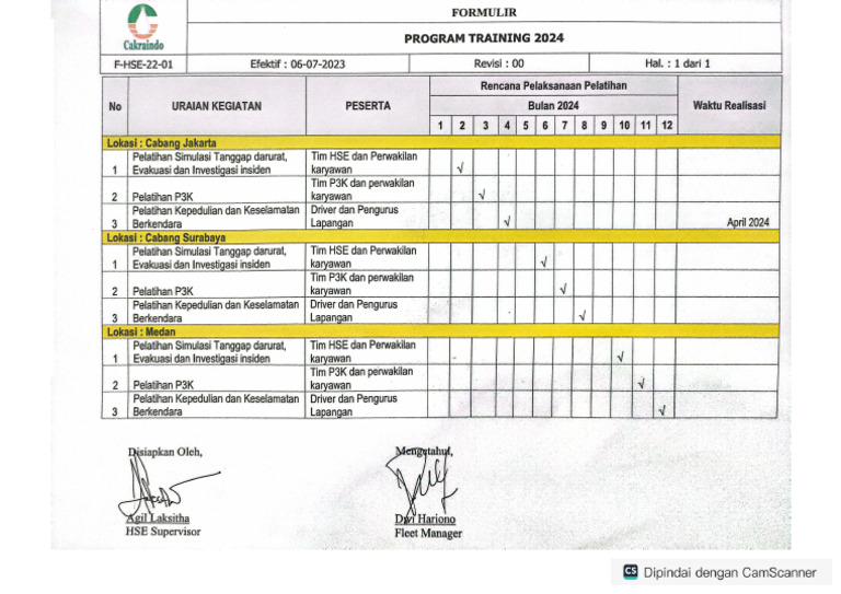 Training Plan | PDF