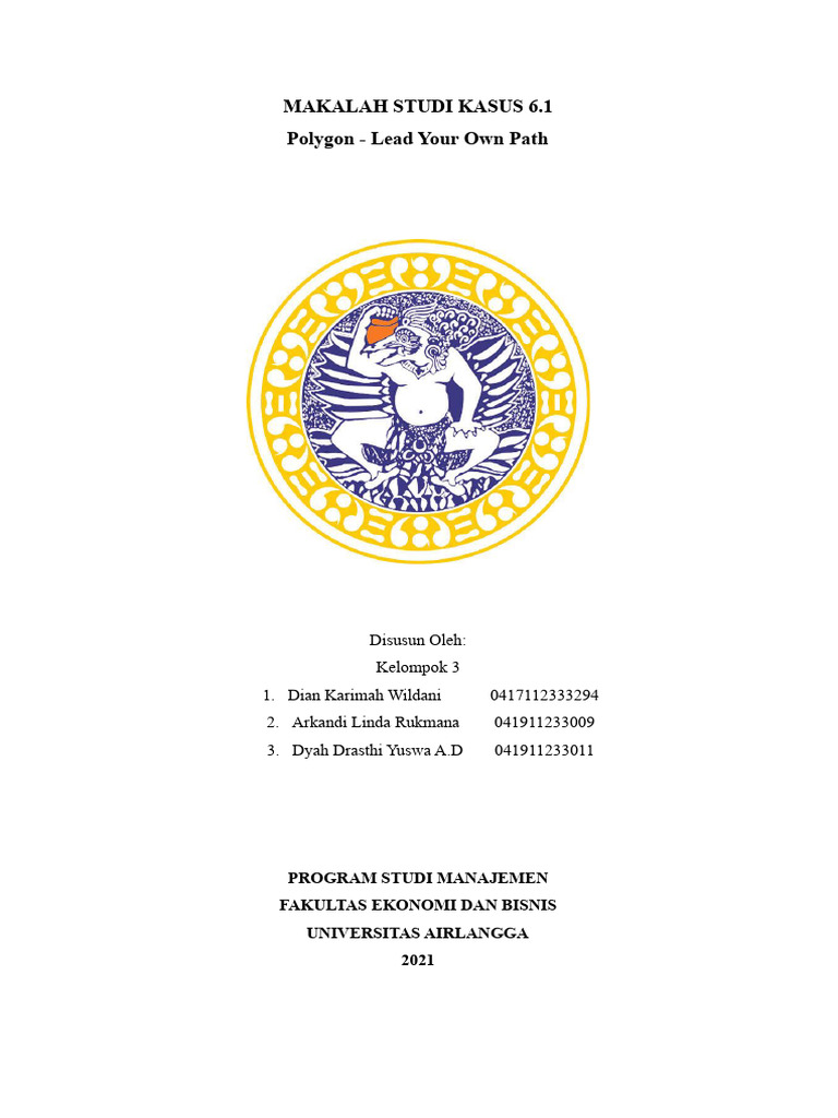 Kelompok 3 Case 6.1 PDF | PDF