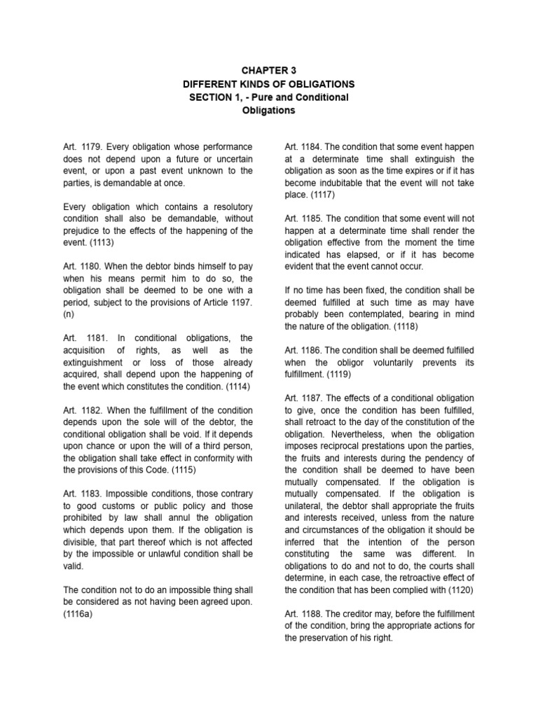 Chapter-3 Oblicon Comlaw | PDF