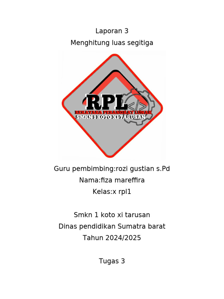 Laporan 3 Fiza Mareffira | PDF