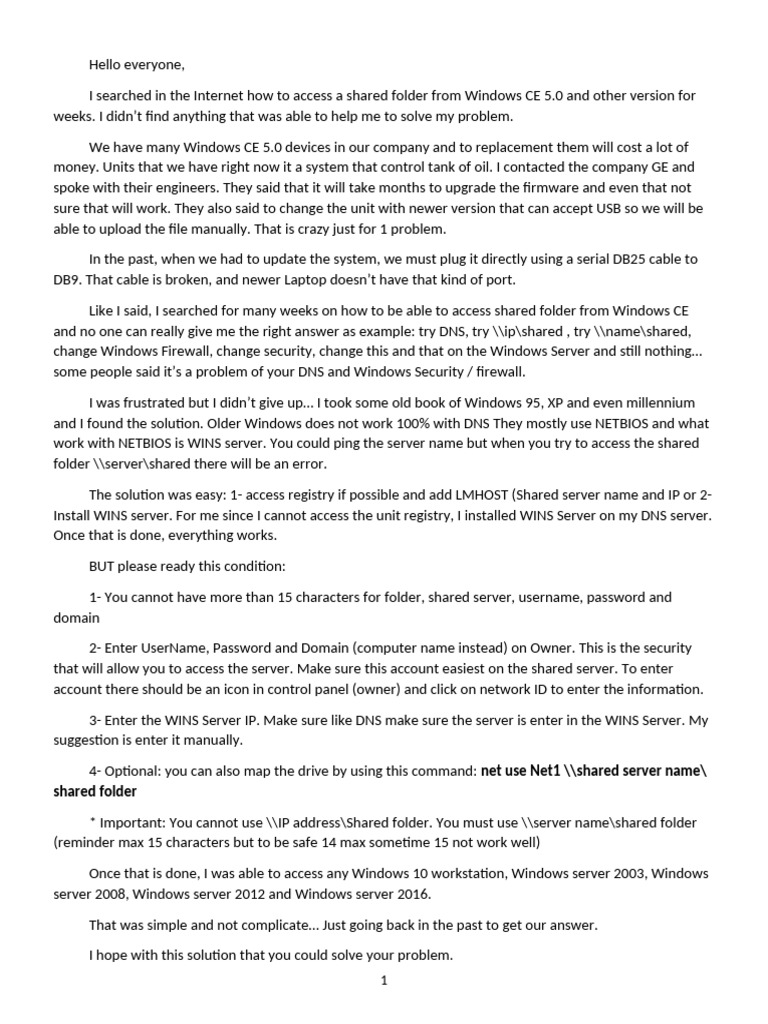 Connect Win CE To Win XP | PDF