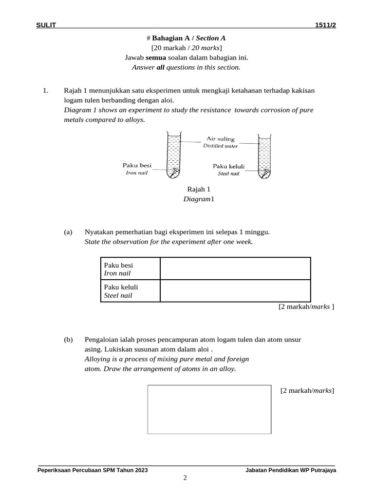 PPC SMKTP Sains K2 2024 | PDF
