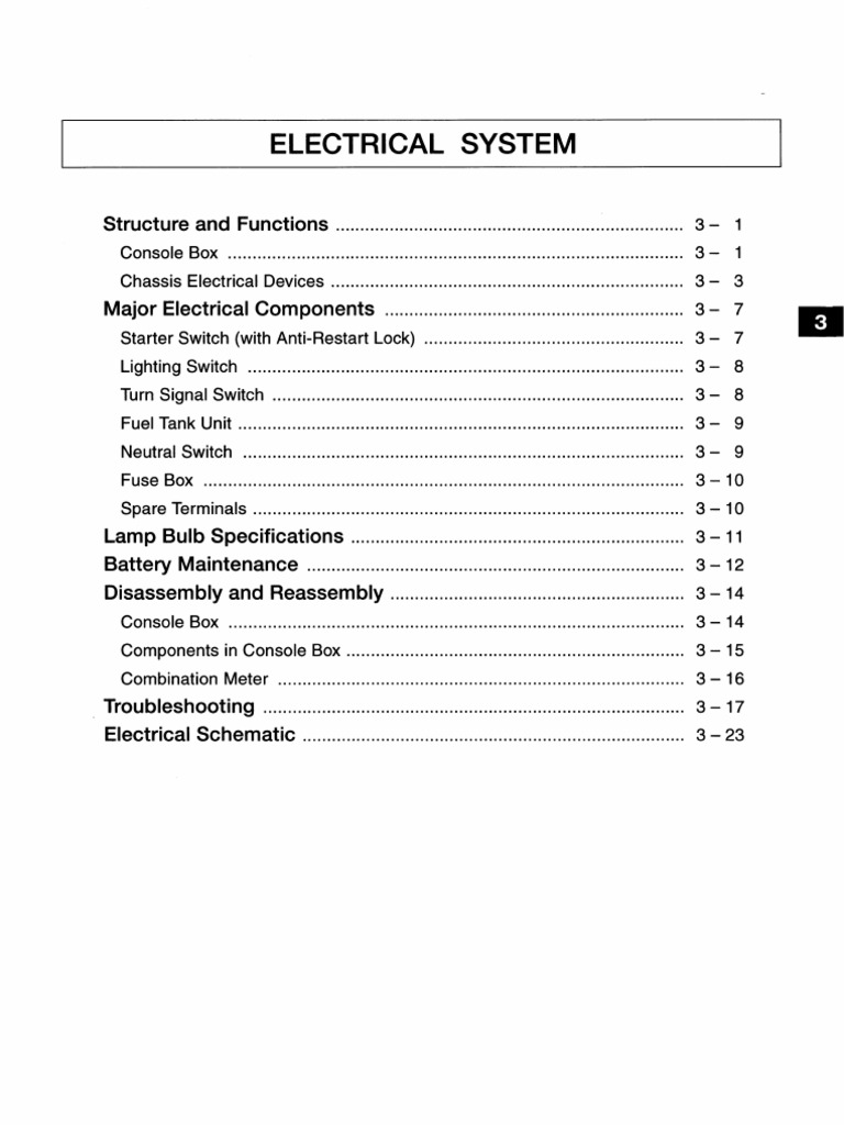 fd50k - ELECTRICAL SYSTEM | PDF