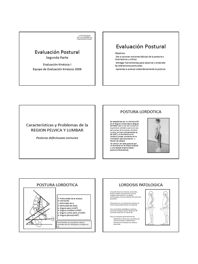 EVALUACION POSTURAL-PARTE 2 | PDF