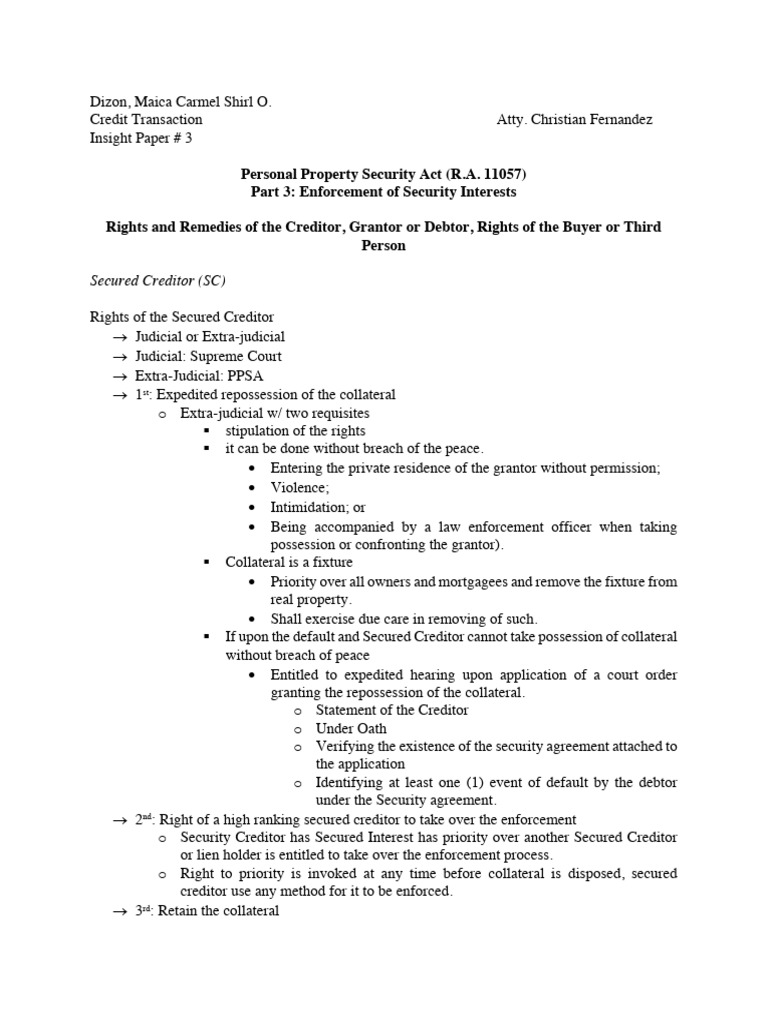 PPSA - Insight Paper 3 | PDF