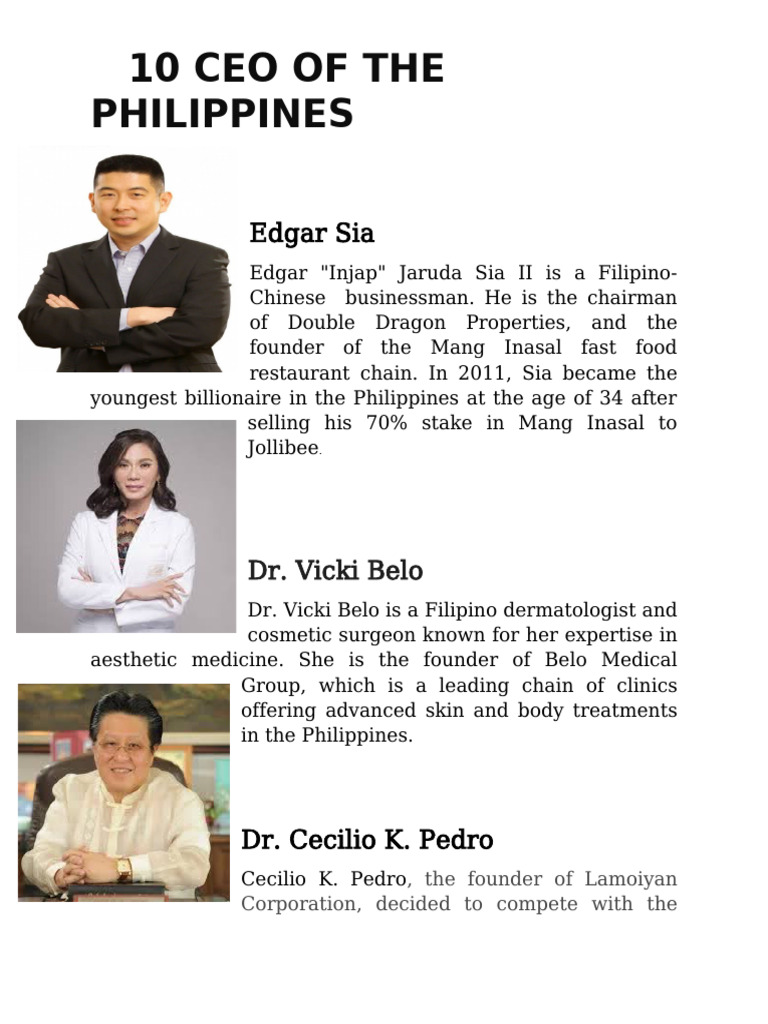 10 Ceo of The Philippines - Org and Management | PDF