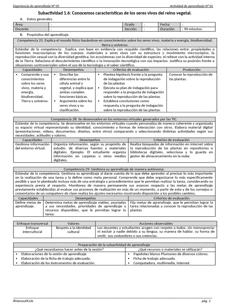 5° SA1.6 CyT ACT1 EDA5 | PDF