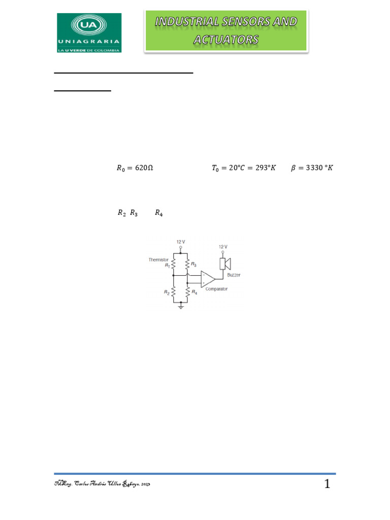 Assignment 04 - Industrial Sensors and Actuators | PDF