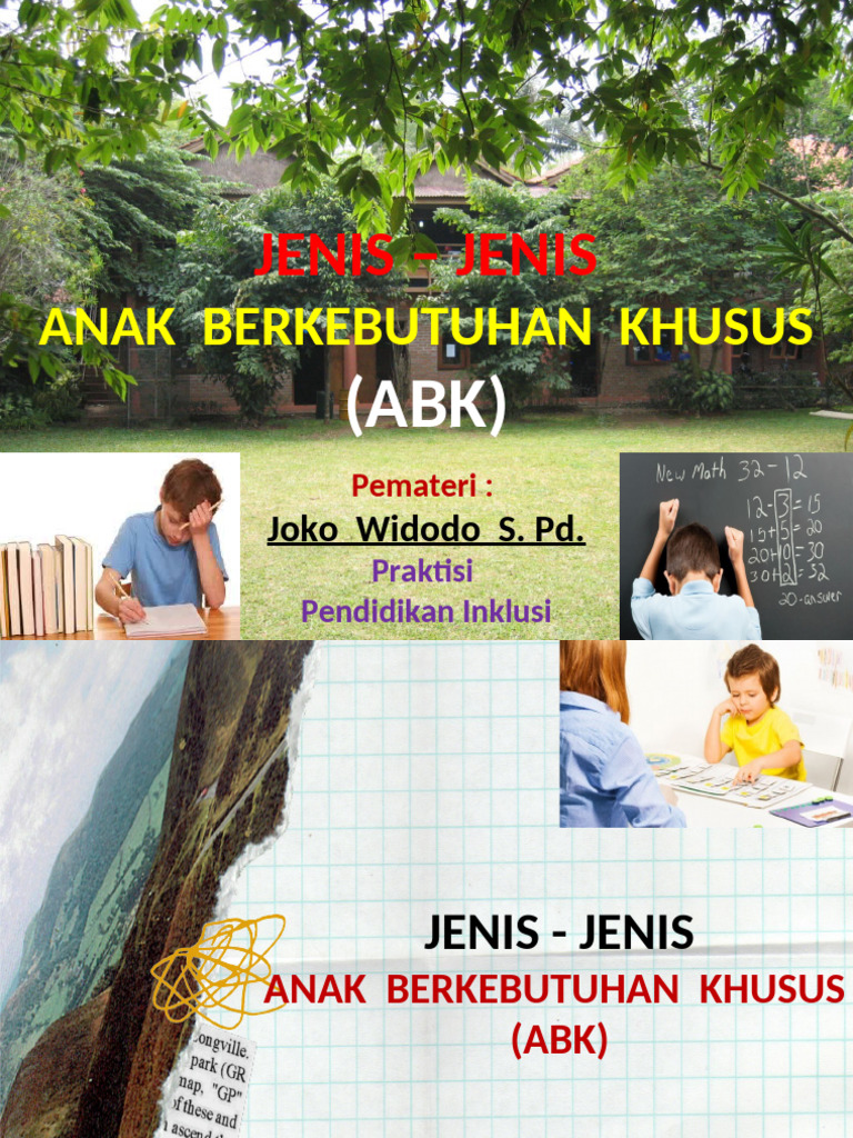 1 Materi Jenis-Jenis ABK | PDF