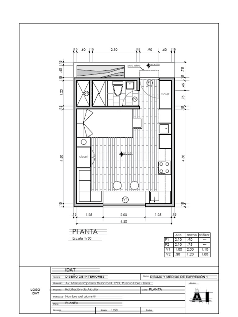 Planta Dimensionada | PDF