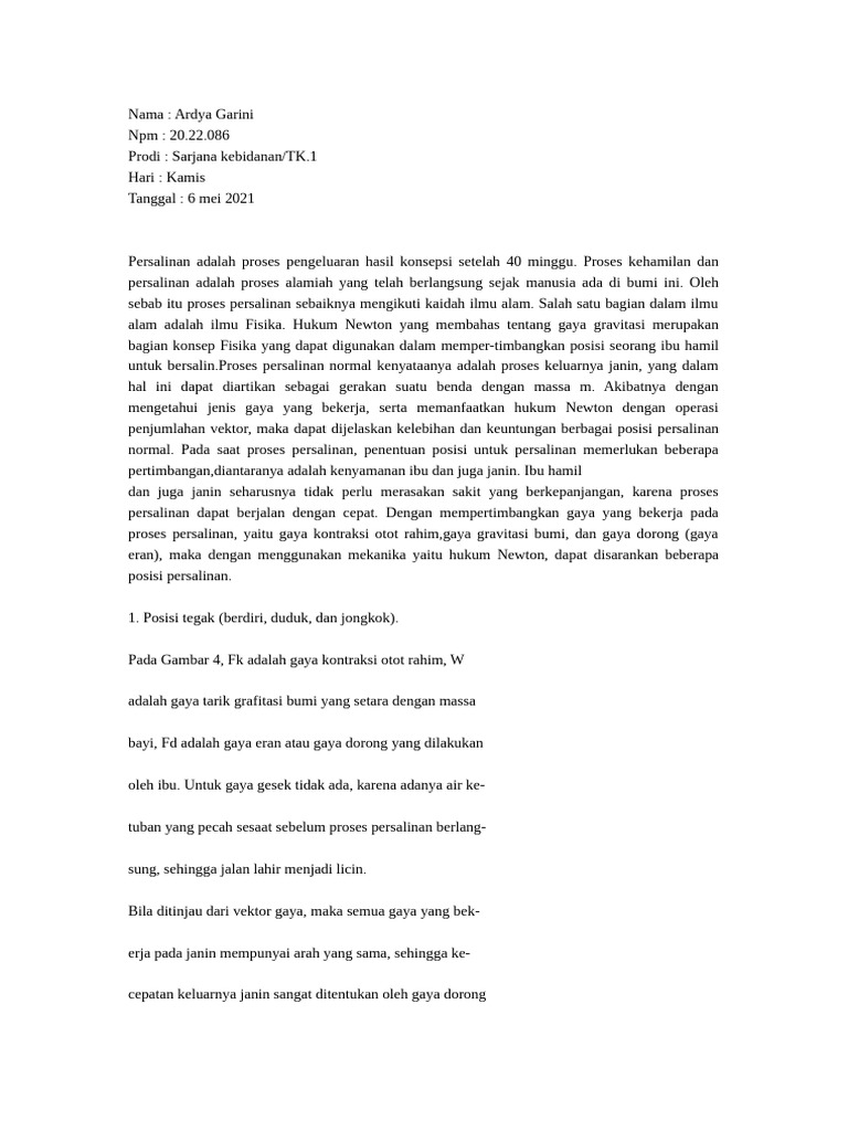 Ardya Garini 2022086 Afb | PDF