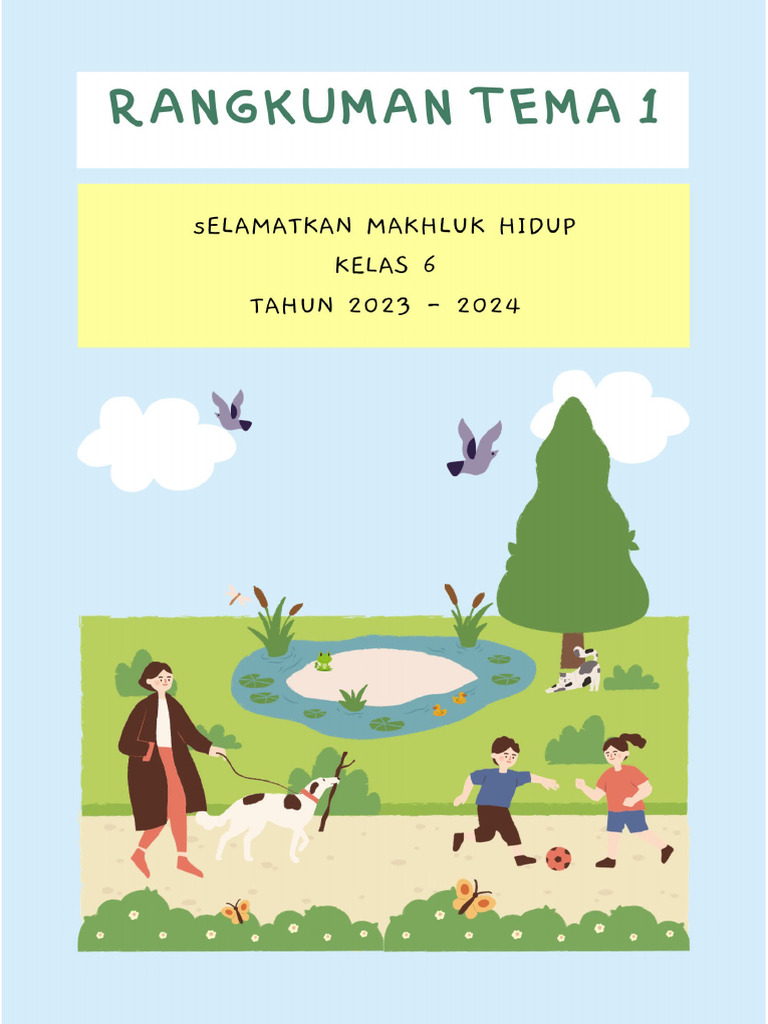 Rangkuman Materi Kelas 6 Tema 1 | PDF