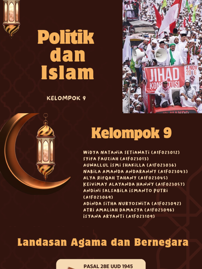 Kelompok 9 - Islam Dan Politik | PDF