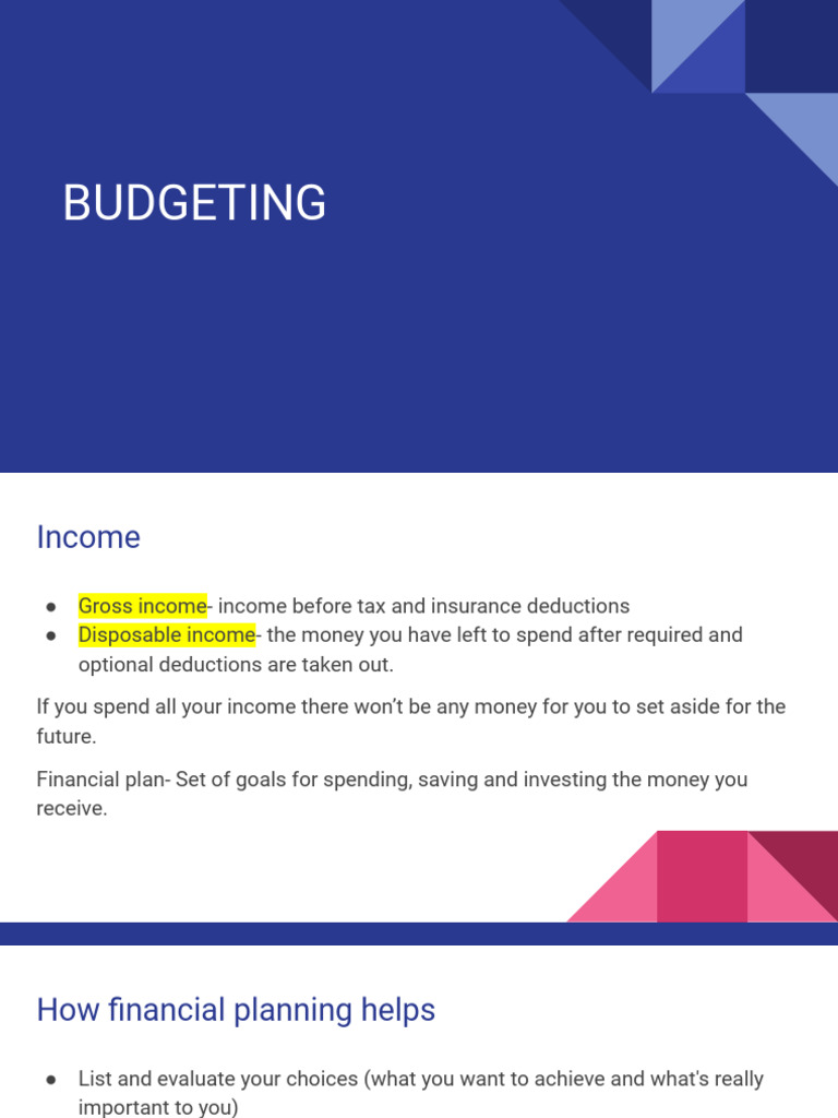 BUDGETING | PDF