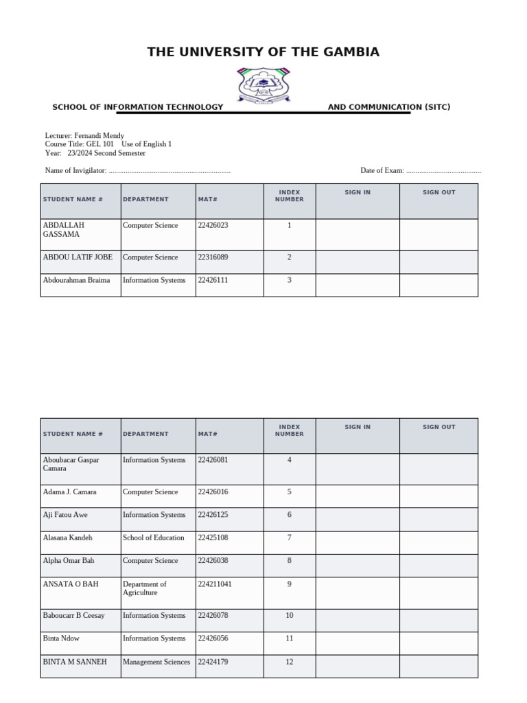Use of English 101 | PDF
